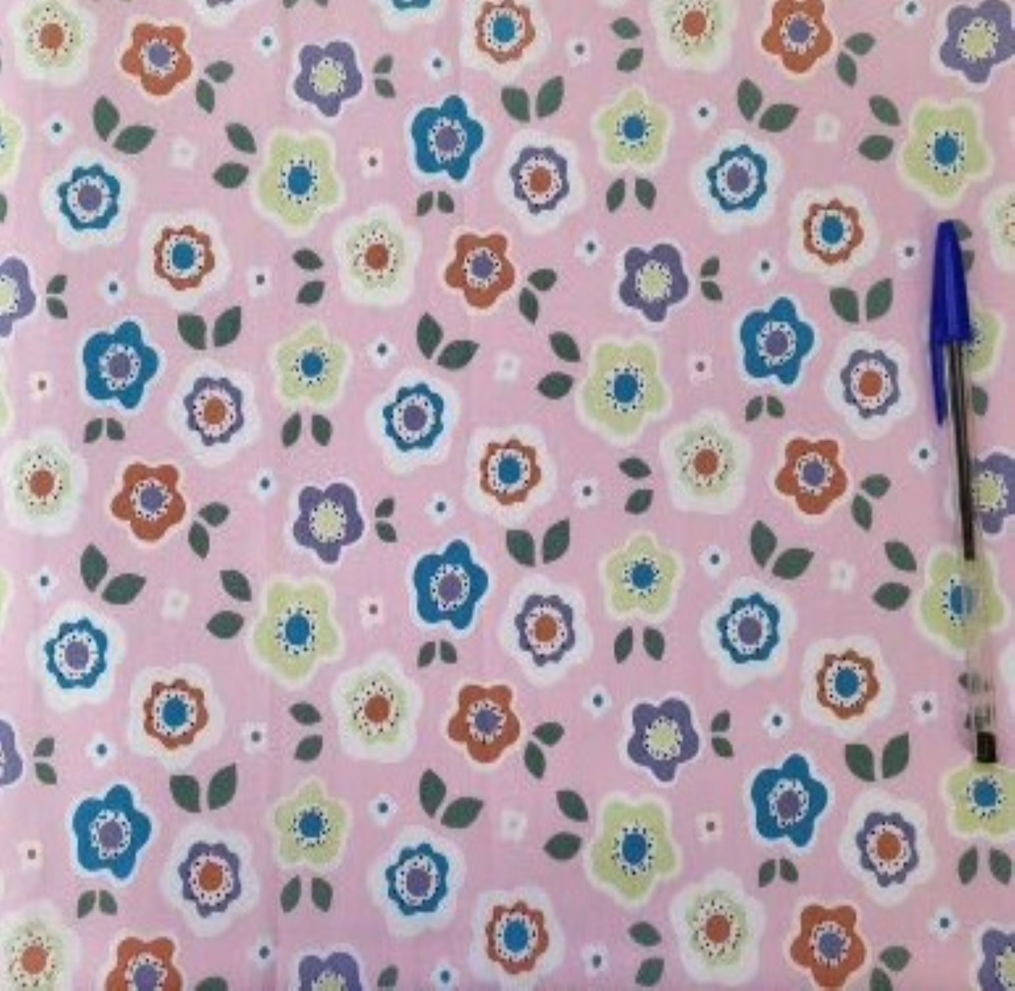 Fabrics :: 100% COTTON PRINTS (exclusive). :: Pretty Pansy- Pink. 100% ...