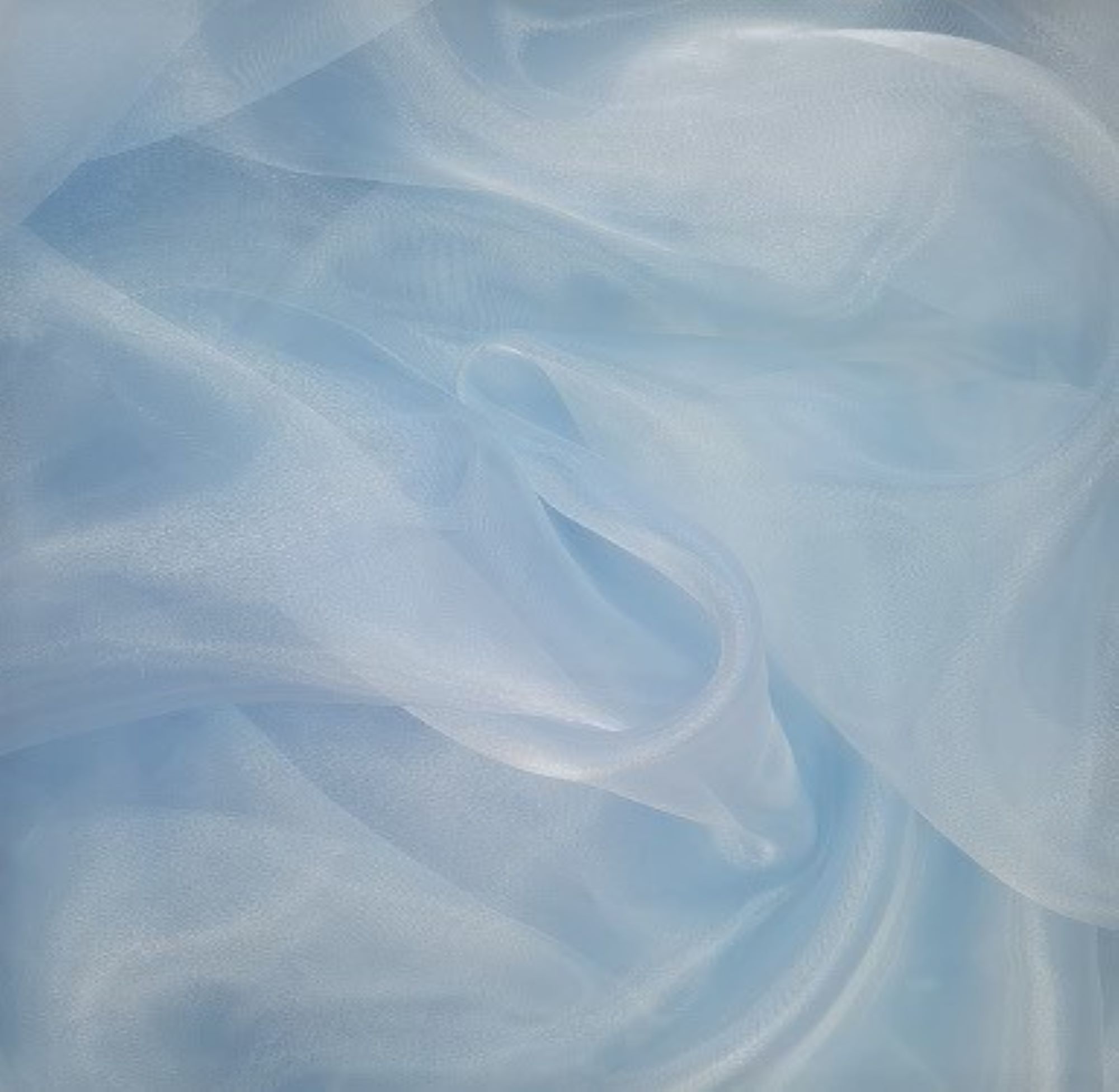 Fabrics :: ORGANZA 150cm. :: Organza- Light Blue. Col. 33. 150cm Wide ...