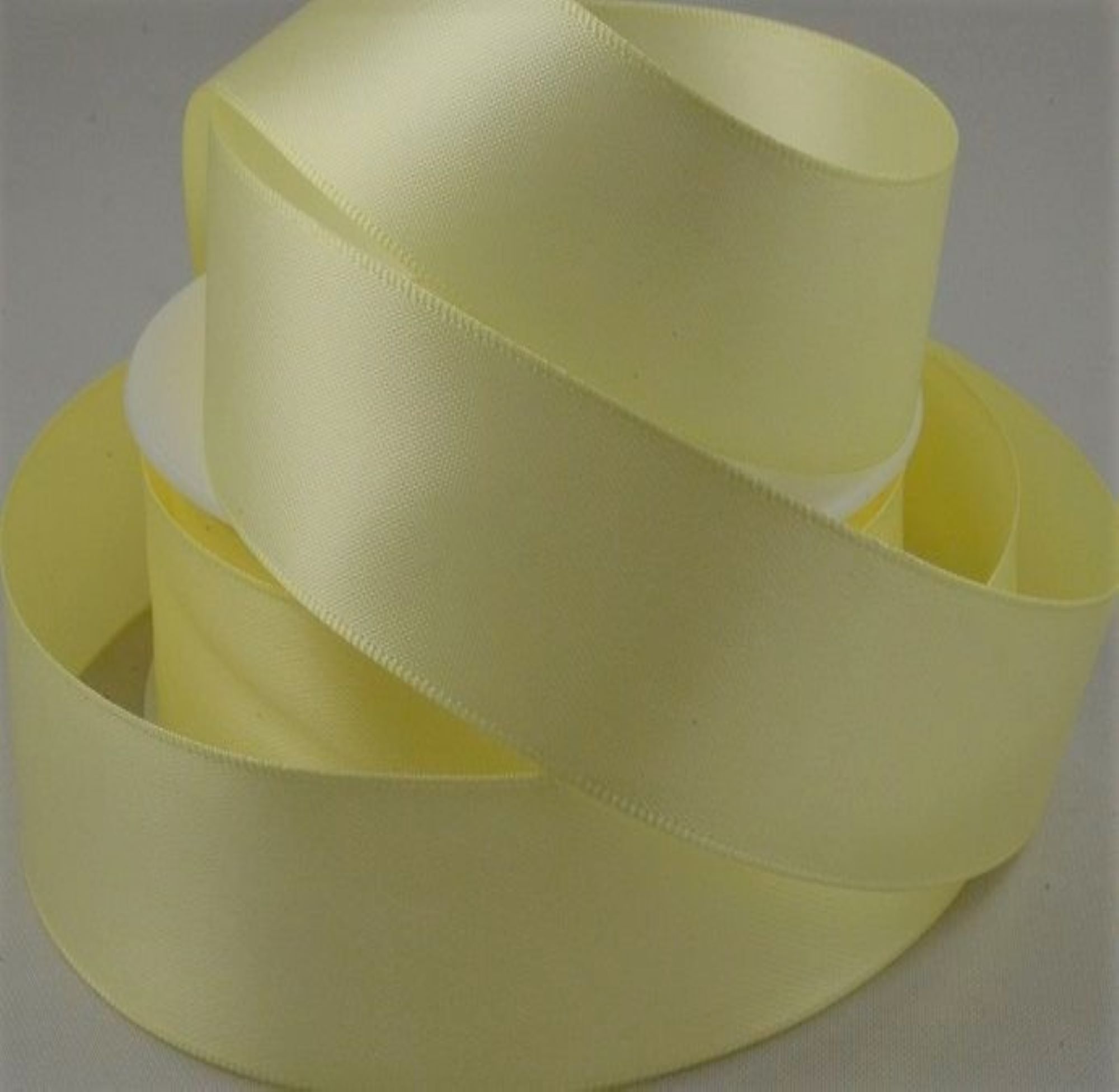 Haberdashery :: Ribbon. :: Ribbon. :: Double Sided Satin Ribbon- Pale ...