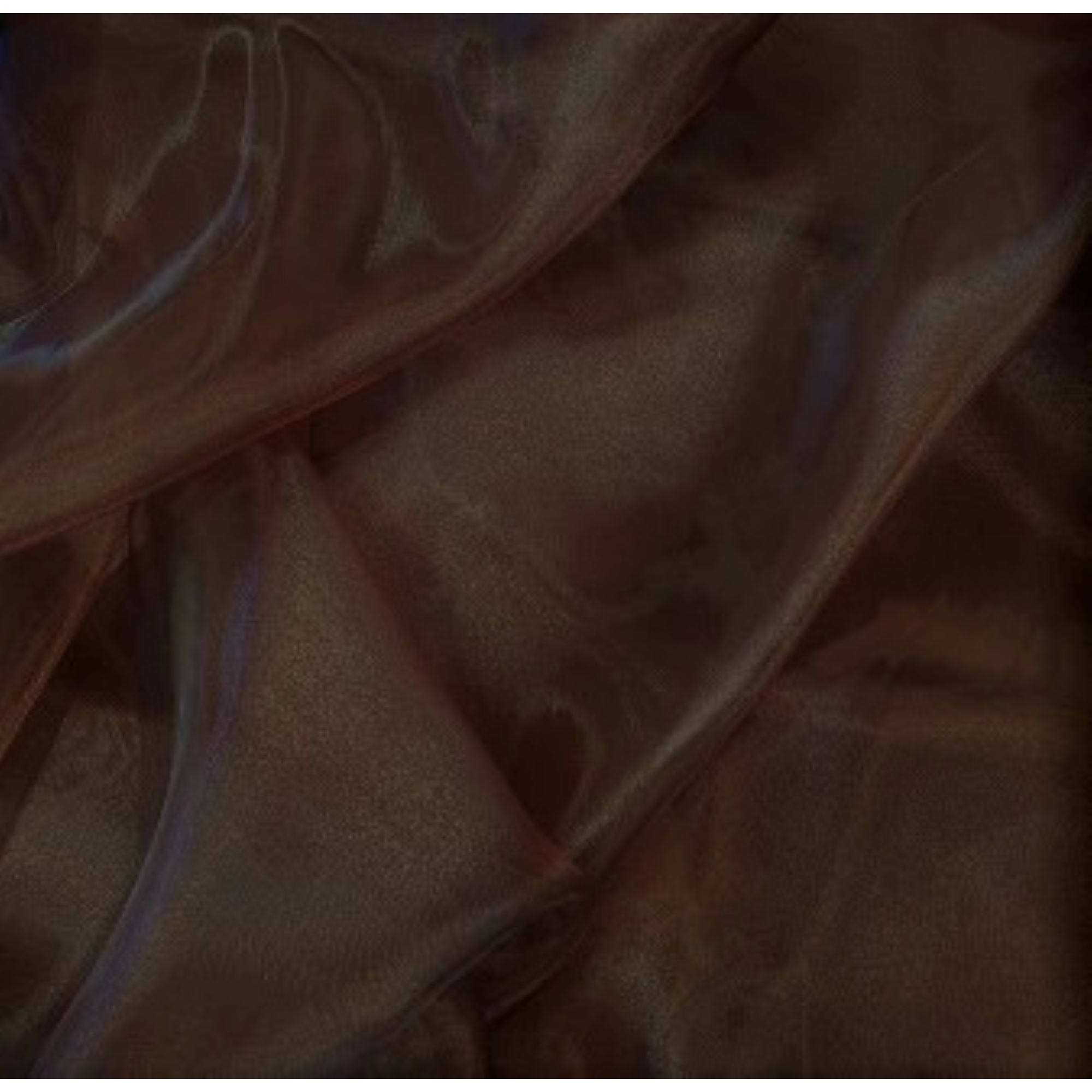 Fabrics :: ORGANZA 150cm. :: Organza- Brown. Col. 27. 150cm Wide. Sold ...